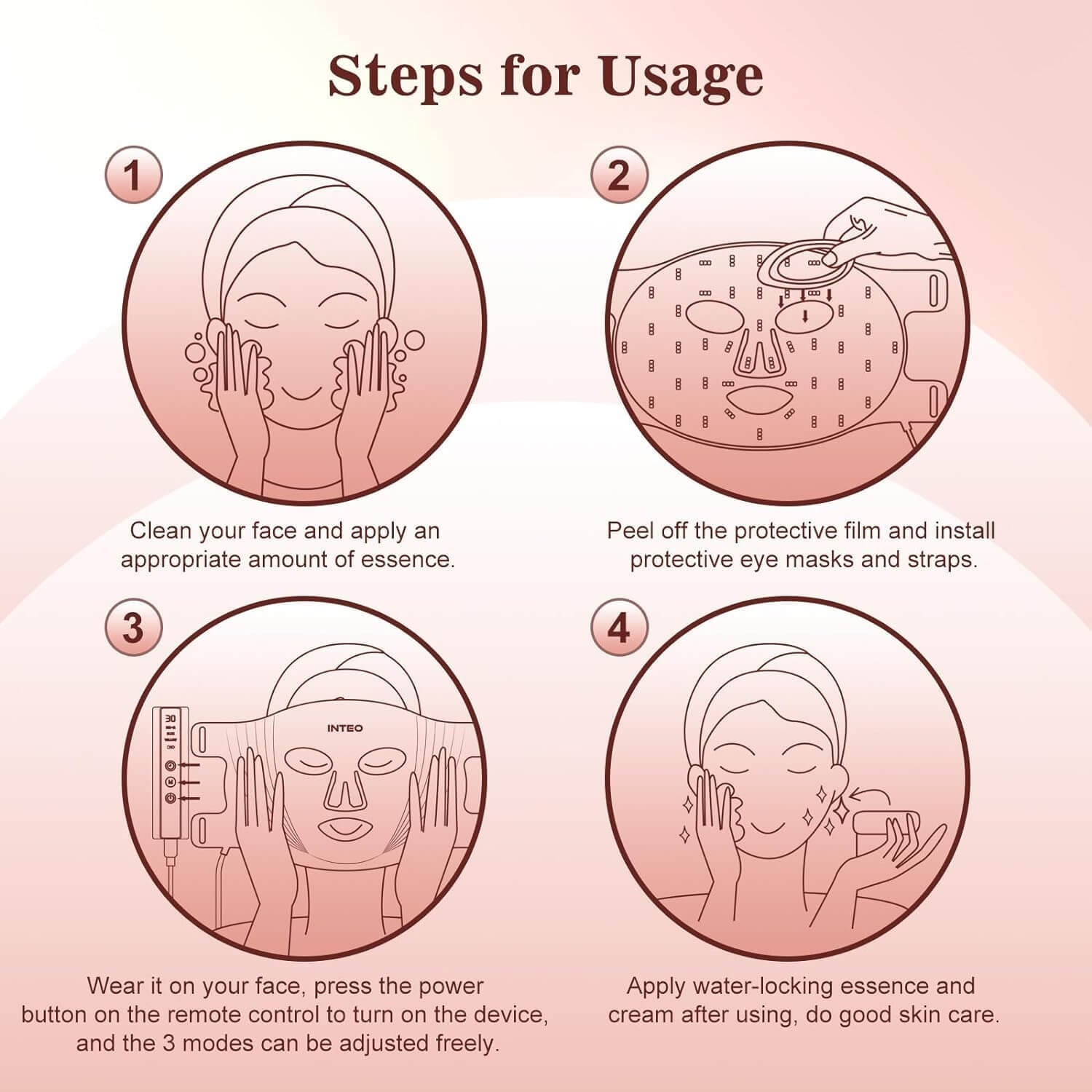 INTEO Red Light Mask Official Product Overview | Premium Website